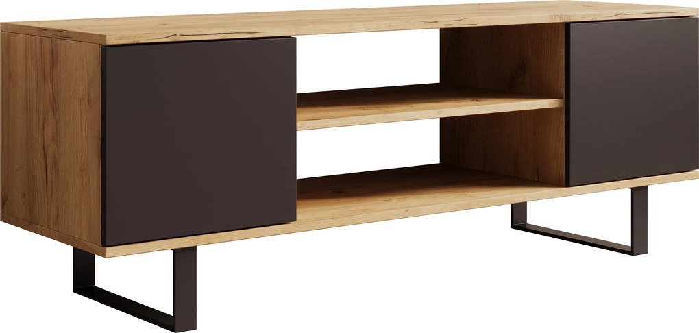 ADRK Furniture Skříňka RTV Lofter 135 cm RTV-LOF-OCB-135