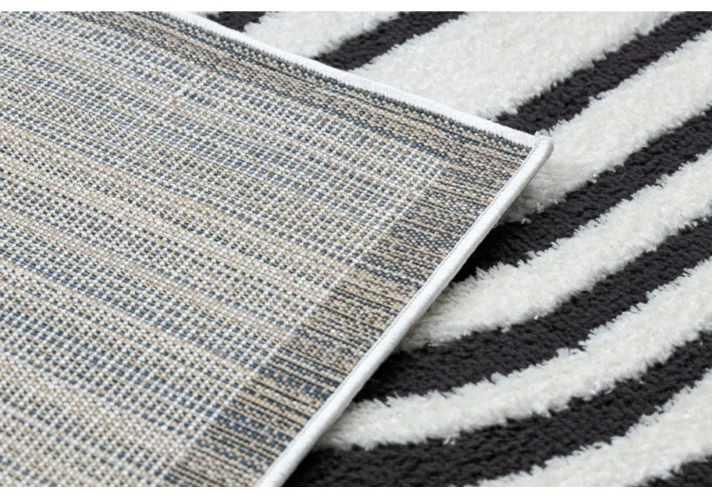 Kusový koberec Cercis krémovočerný 180x270cm