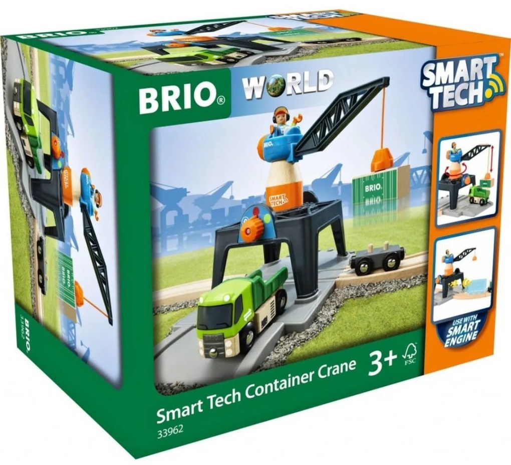 Vláčkodráha brio 33962 jeřáb smart tech
