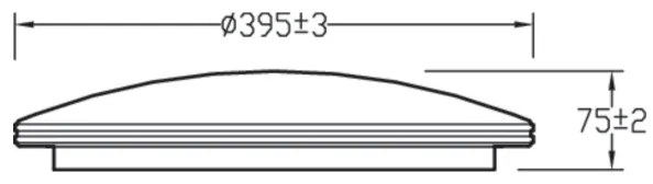 Philips - LED Stmívatelné stropní svítidlo TOBA LED/23W/230V 2700-6500K + DO