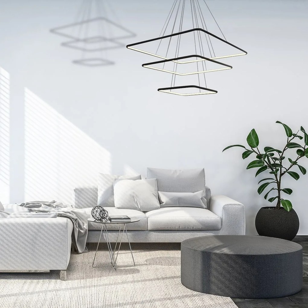 Závěsné LED svítidlo Nix, 3x LED 117w, 3000k, b