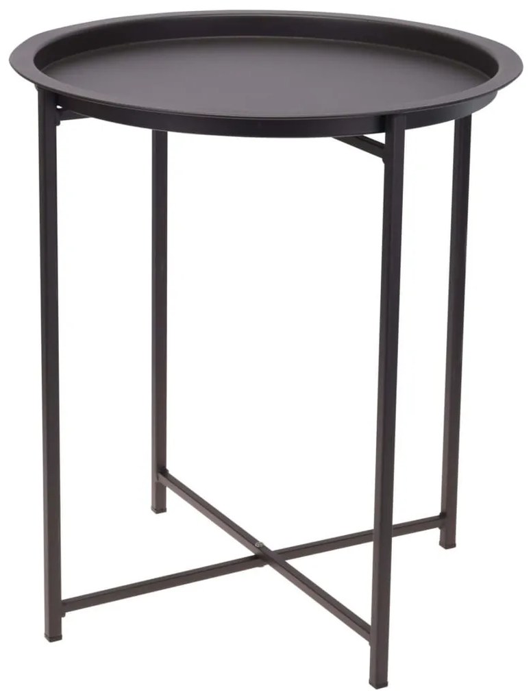436252 ProGarden Kulatý stůl 46,2 x 52,5 cm matně tmavě šedý
