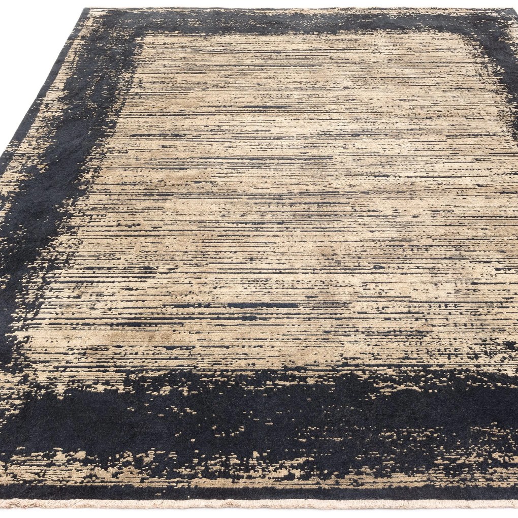 Tribeca Design Kusový koberec Trigger Black Champagne Rozměry: 160x230 cm