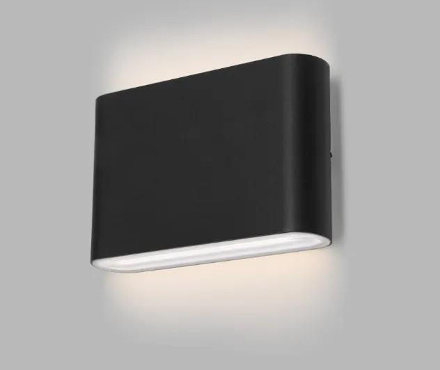 FLAT nástěnné LED svítidlo, Led2 IP65, antracit Barva: Antarcit, Velikost: S