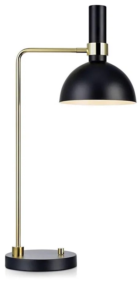 Markslöjd 106973 - Stmívatelná stolní lampa LARRY 1xE27/60W/230V černá/zlatá