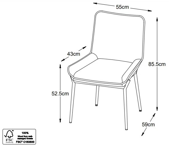 Designová židle Achaicus písková