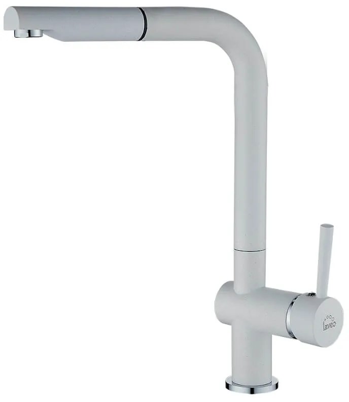 Laveo Luna, kuchyňská baterie stojící h-353, bílá, LAV-BLZ_669D