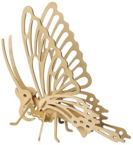 Woodcraft construction kit Woodcraft Dřevěné 3D puzzle Motýl
