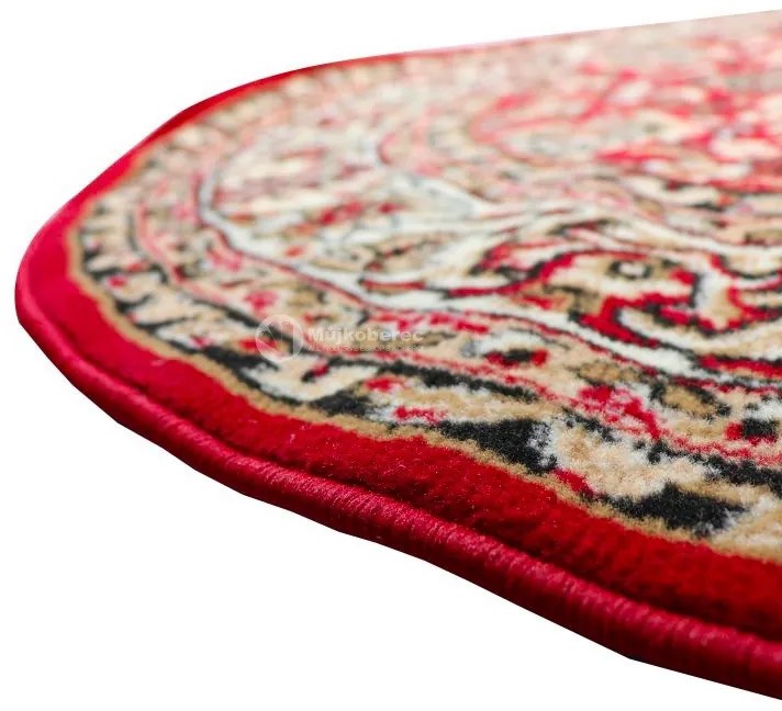 Sintelon, Kusový koberec Teheran Practica 59/CVC ovál, 160x230, červená, chodba / předsíň