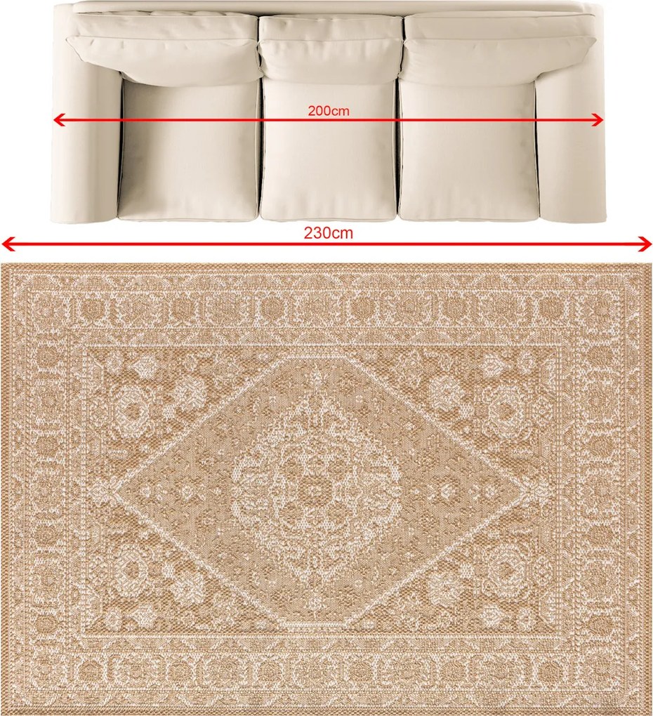 Koberec Marano camel 160x230 cm