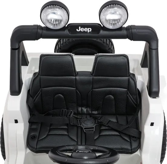 Elektrické autíčko Jeep Wrangler Rubicon LIFT bílé
