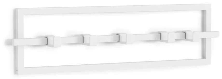 Bílý kovový nástěnný věšák Cubiko – Umbra