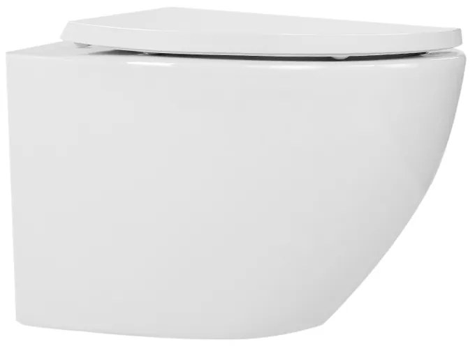 BPS-koupelny Závěsná WC mísa se SoftClose sedátkem HYD-4193, bílá