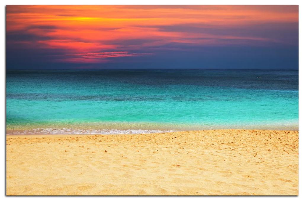 Obraz na plátně - Moře při západu slunce 143A (100x70 cm)