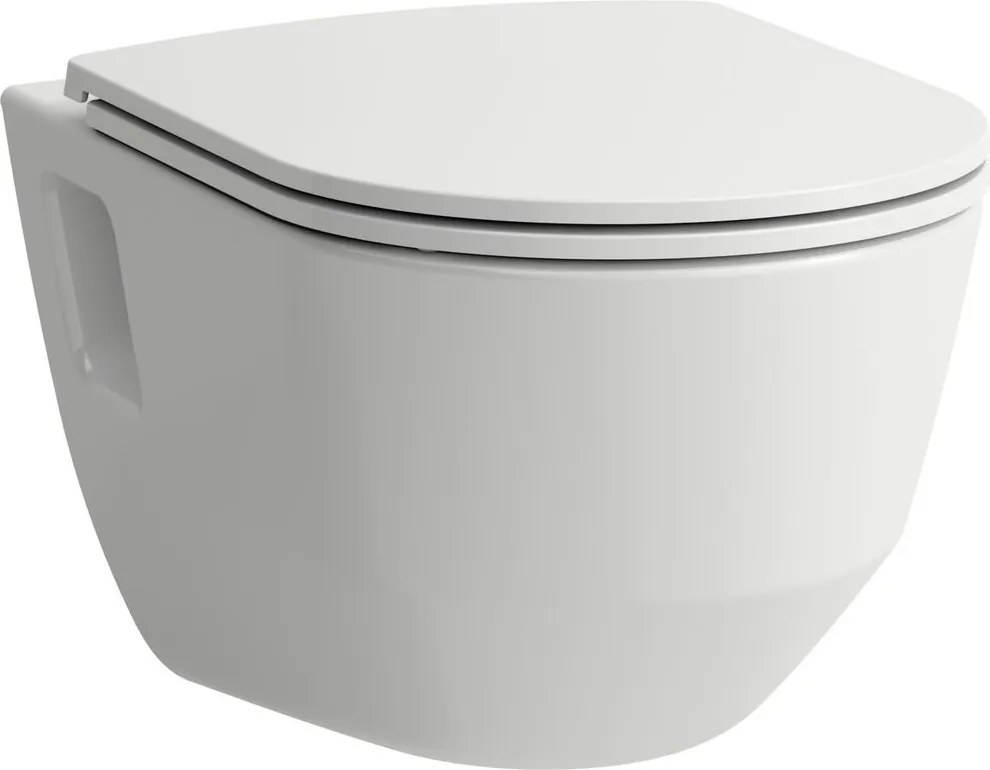 Laufen Závěsné WC se sedátkem Pro Rimless, 43 × 36 × 53 cm, bez splachovacího kruhu