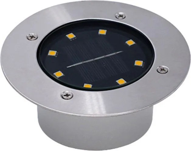 Bluegarden Toolight, LED solární lampa 4,5cm 1ks P60048, stříbrná, OGR-05685