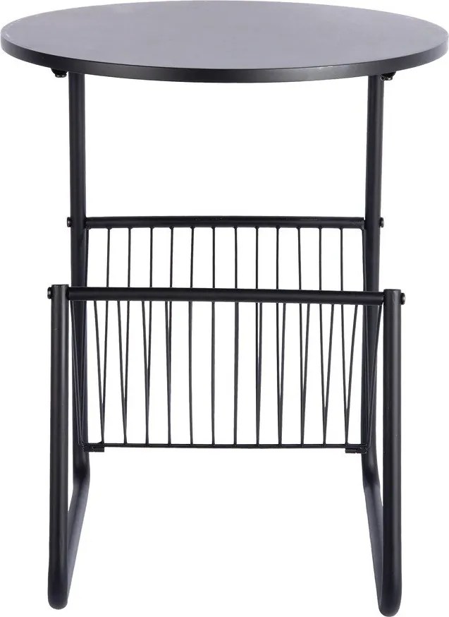 Kovový kulatý odkládací stolek ø 40 cm Riqueza Revista – Leitmotiv