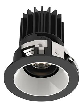 Vestavné nastavitelné svítidlo Sense Round Black Průměr: 55 mm, Teplota chromatičnosti / Stmívání: 2700 Kelvinů / Stmívatelné DALI, Úhel reflektoru:…