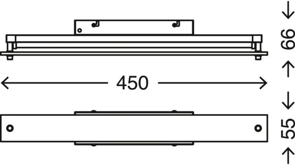 Briloner 2240-018- LED Stmívatelné koupelnové osvětlení zrcadla LED/5W/230V IP44