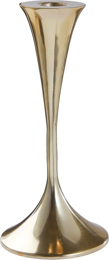 HIGHLIGHT Svícen na dlouhou svíčku 20 cm - zlatá