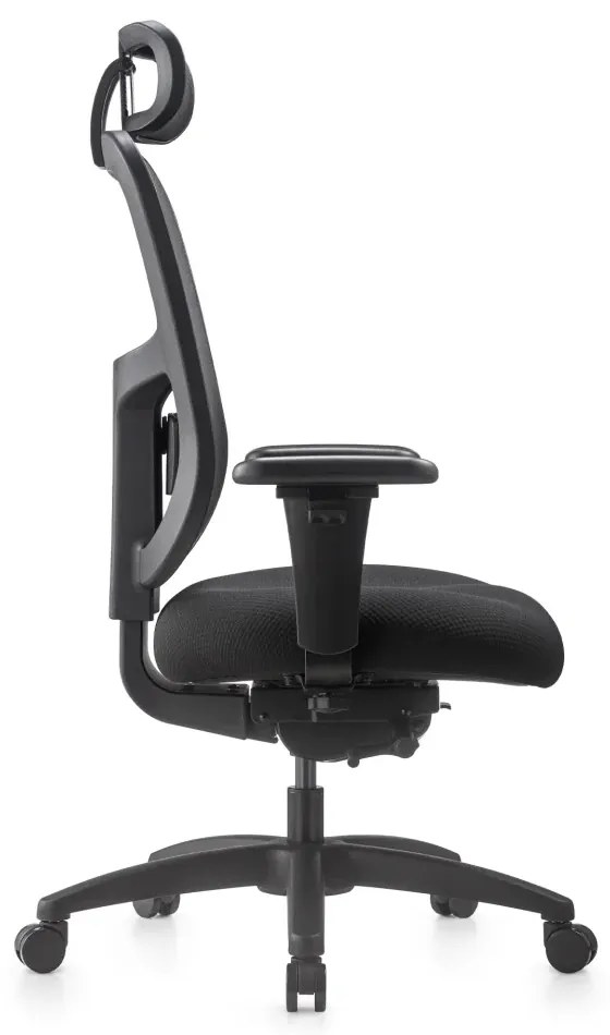 Office Pro Kancelářská ergonomická židle NATUS Q24 – síťovaná, nosnost 180 kg, záruka 3 roky modrá