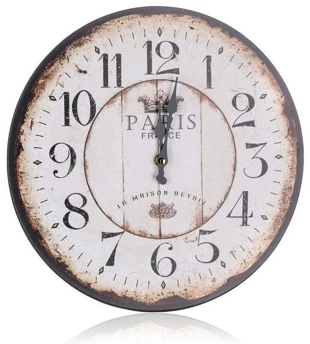 Nástěnné hodiny home decor nástěnné hodiny paris 34 cm