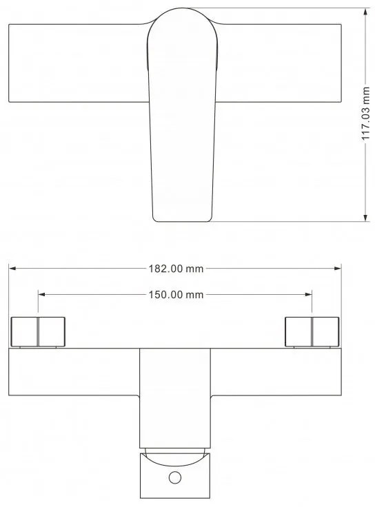 Mexen Lynx sprchová baterie zlatá, 745940-50