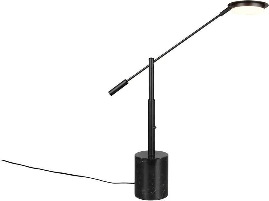 Černá LED stolní lampa (výška 65 cm) Fiore – Trio Select