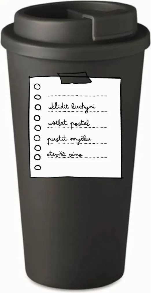 Velký personalizovaný termohrnek TO DO List (475ml)