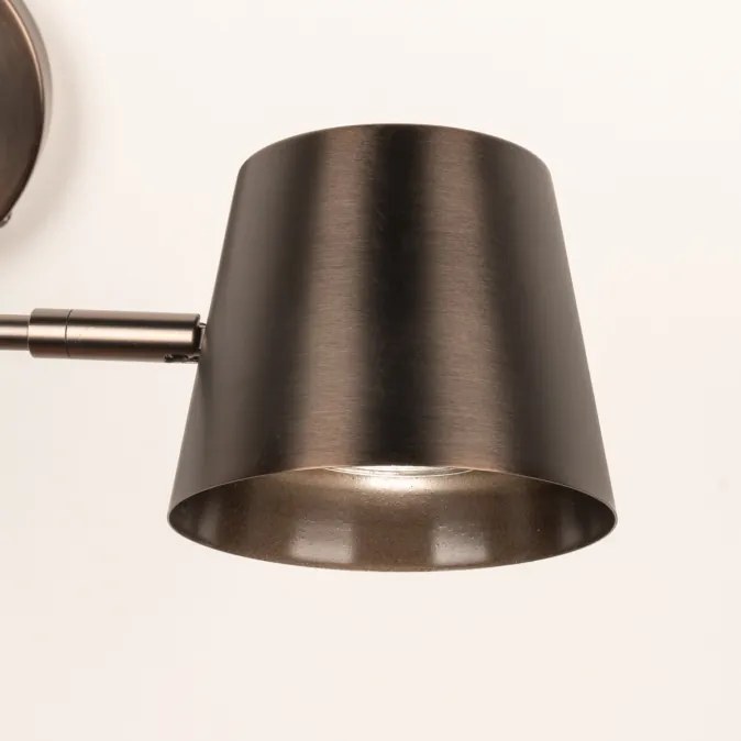 Nástěnné svítidlo Snap Fosca Coffe Brown Mini