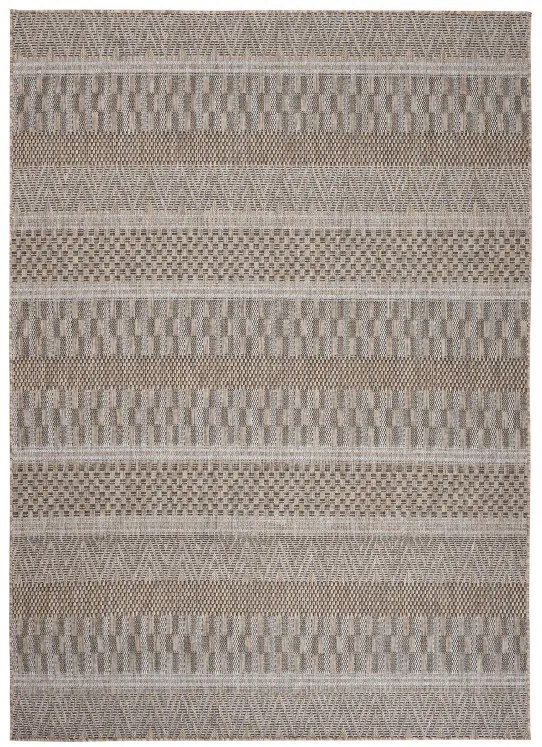 Kusový koberec Sisal MELISSA KF85A hnědý béžový Rozměr: 60x100 cm