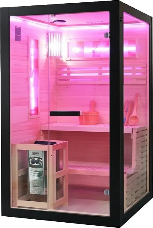 BPS-koupelny Finská sauna Relax HYD-6717 120x120, 2 osoby