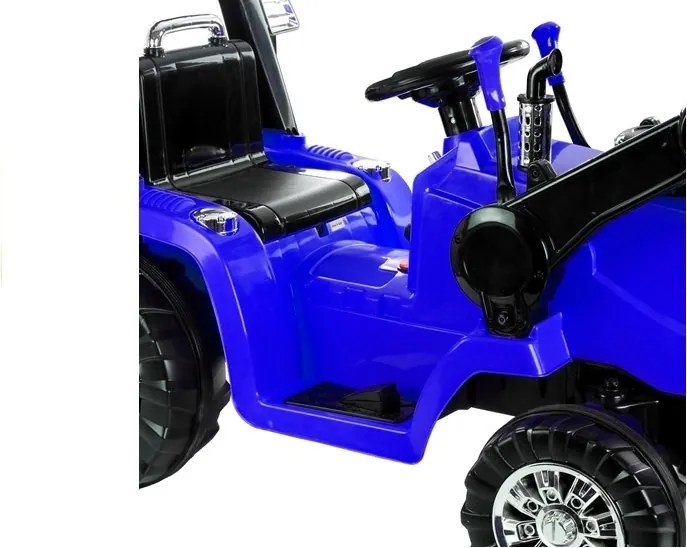 LEAN CARS Elektrický traktor na baterie ZP1005 pro děti modrý