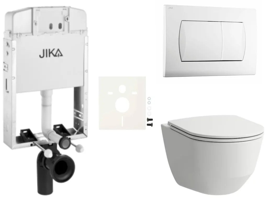 Cenově zvýhodněný závěsný WC set Jika k zazdění + WC Laufen SIKOJL1