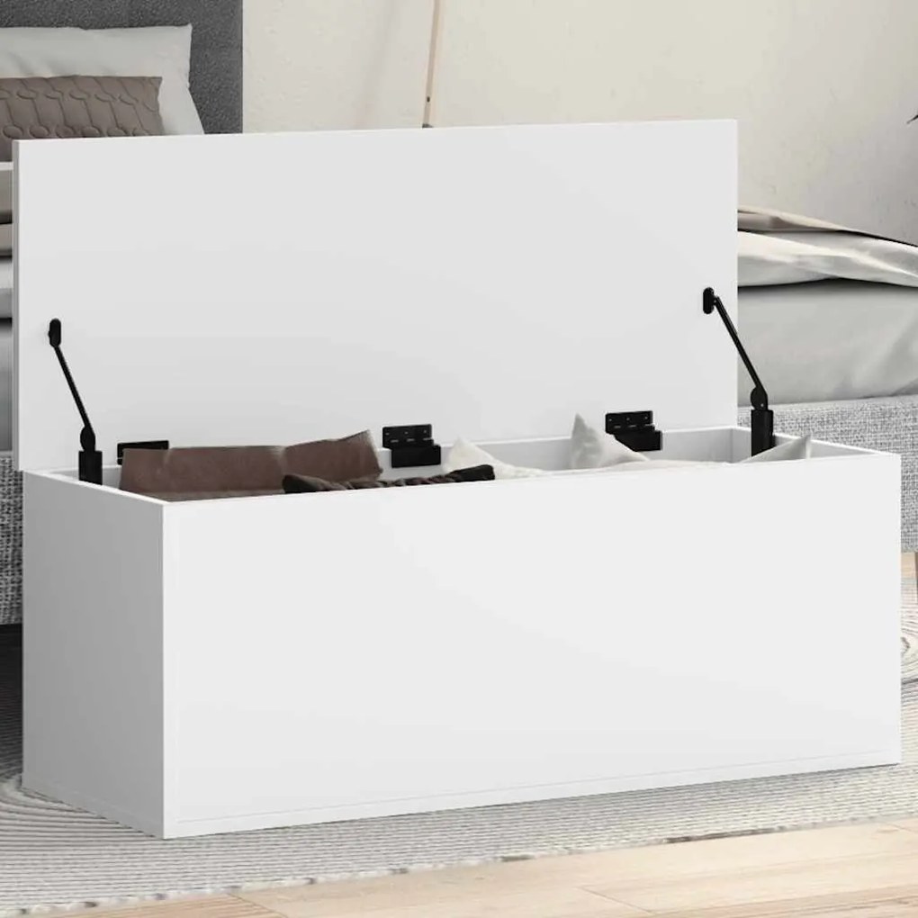 vidaXL Úložný box 90 x 35 x 35 cm kompozitní dřevo [840682] Barva: kouřový dub