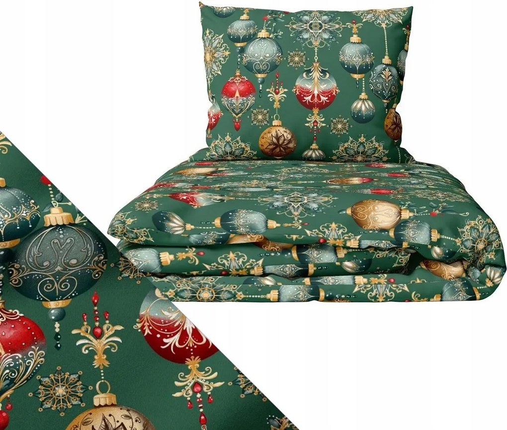 Povlečení 160x200, 2x70x80 zimní 140 g/m2, 100% bavlna Christmas38