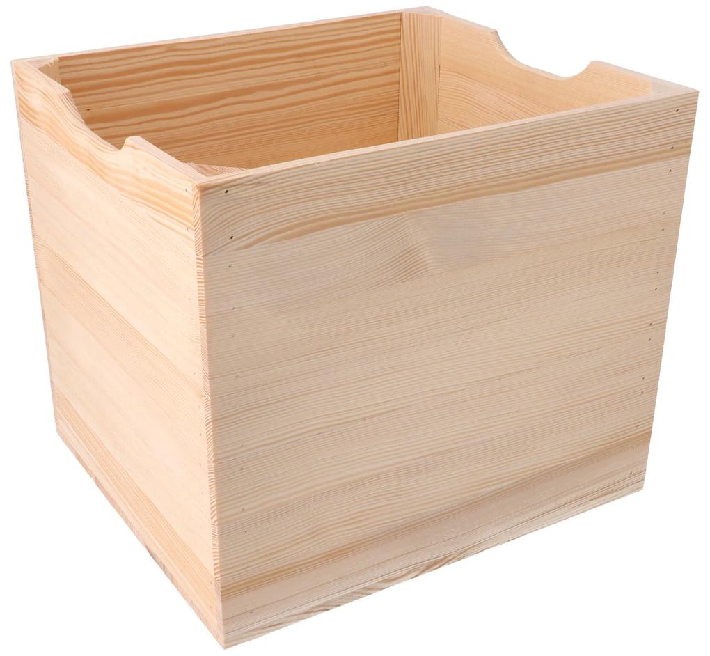 ČistéDřevo Dřevěný box 33 x 38 x 33 cm