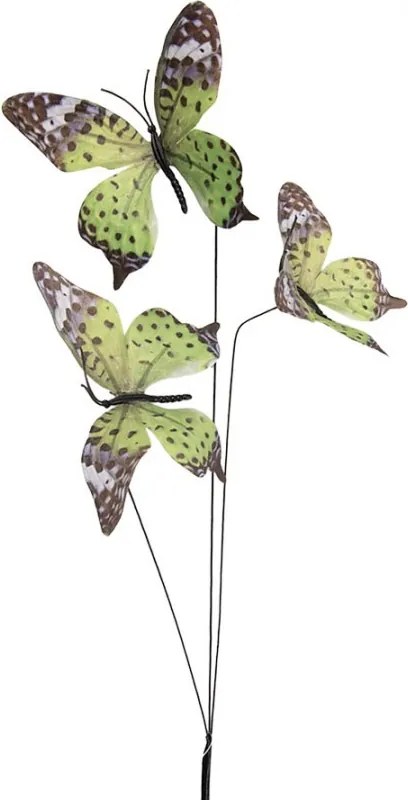 Dekorační větvička s motýlky Butterfly - 10*10*65 cm