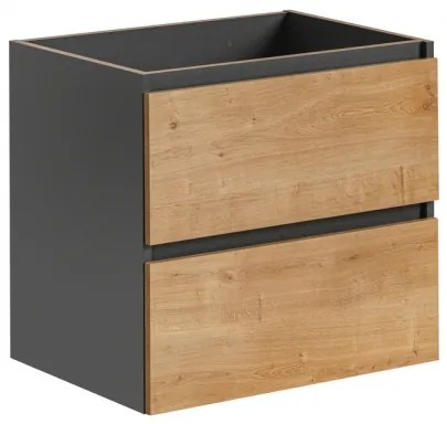 COMAD MONAKO GREY OAK 820 Skříňka pod umyvadlo 60cm - Comad