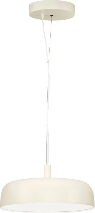 Krémové hliníkové LED stmívatelné závěsné svítidlo ø 40 cm Noelia – Nova Luce