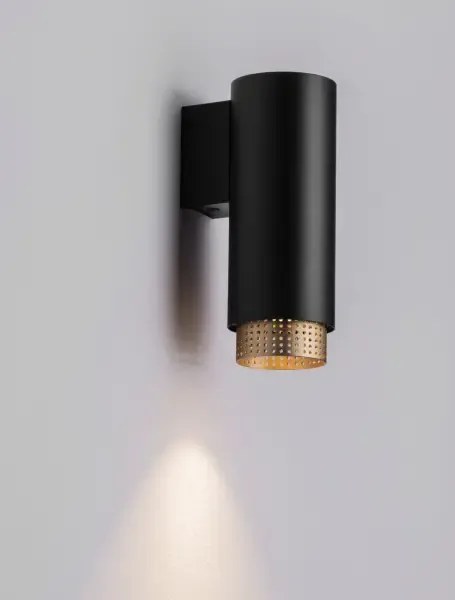 Designové nastěnné svítidlo Nessi Černá