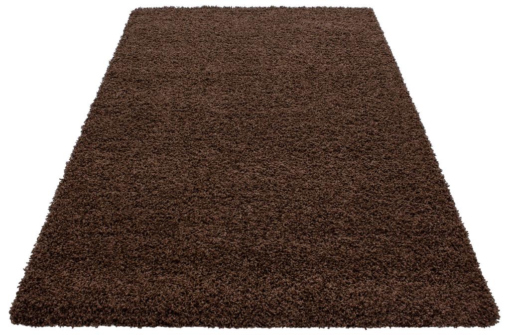 Ayyildiz koberce Kusový koberec Life Shaggy 1500 brown - 200x290 cm