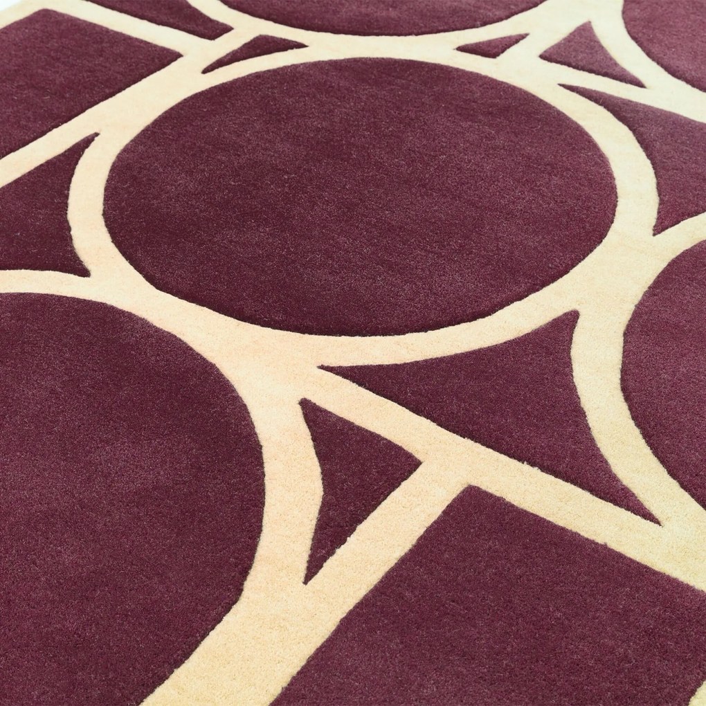 Tribeca Design Kusový koberec Newtor Plum Rozměry: 160x230 cm