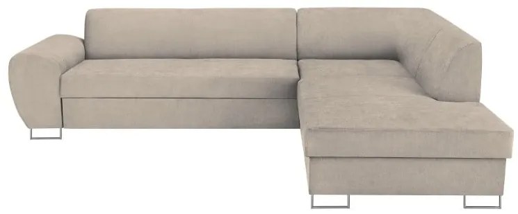 Béžová rohová rozkládací pohovka s úložným prostorem Kooko Home XL Right Corner Sofa Piano