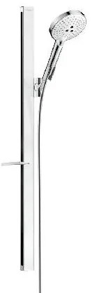 Hansgrohe Raindance Select S - Sprchová souprava 120, 3 proudy, sprchová tyč 90 cm, bílá/chrom 27648400