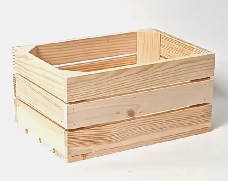 Dřevěná bedýnka 30x20x15 cm - přírodní