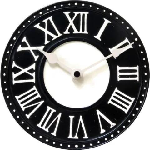 Designové nástěnné hodiny 5187zw v aglickém retro stylu 17cm