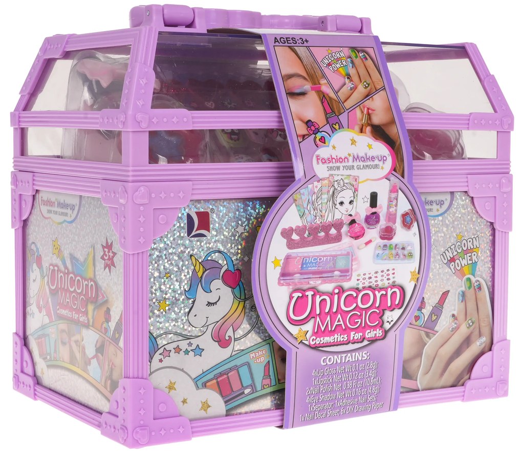 RKToys Kosmetický kufřík Unicorn s příslušenstvím