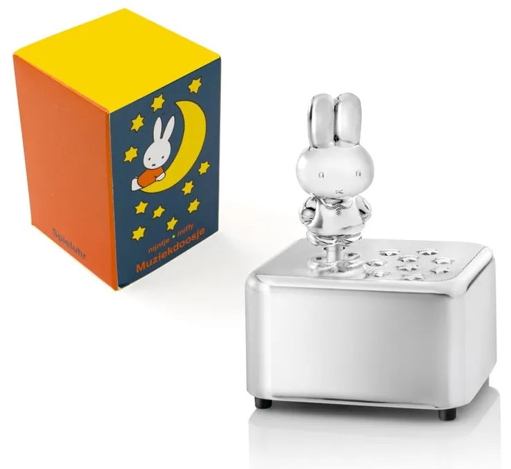 Kovová hrací skříňka 6x5x8 cm Miffy – Zilverstad