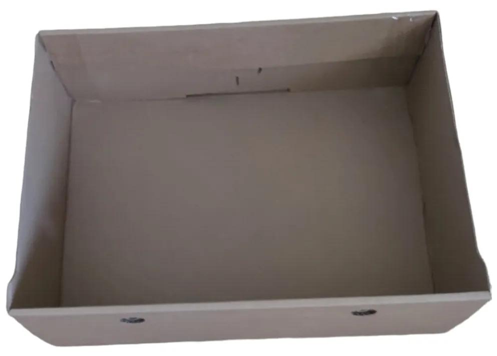 Úložné boxy na oblečení, organizéry do skříně EKO KARTON 55x40x21cm - zásuvka